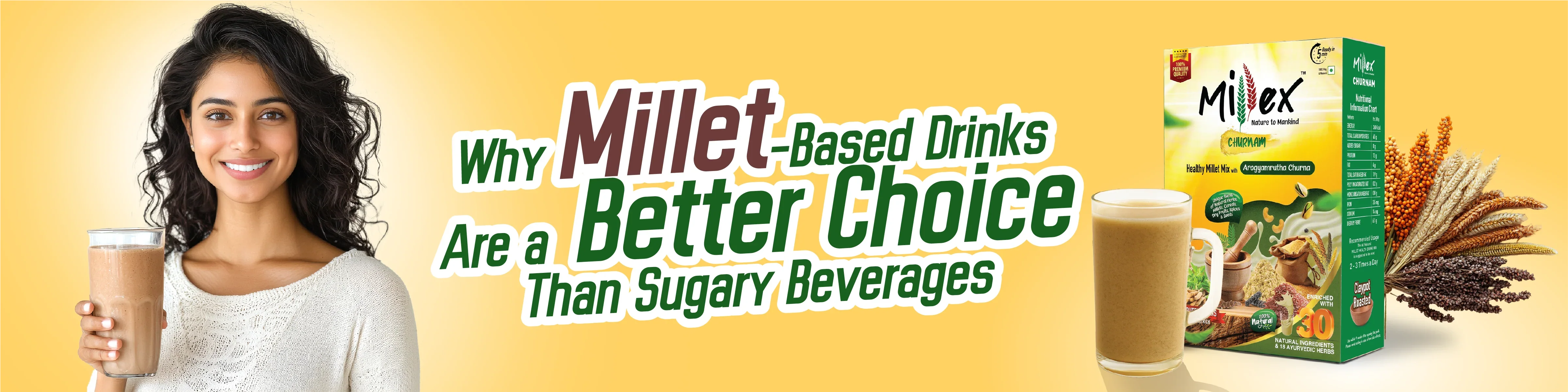 Why Millet-Based Drinks Are a Better Choice Than Sugary Beverages – Millex