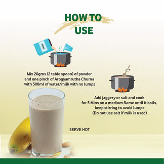 Millex Millet Health Mix With Churnam - Pack of 2 (2kg - each 1kg)